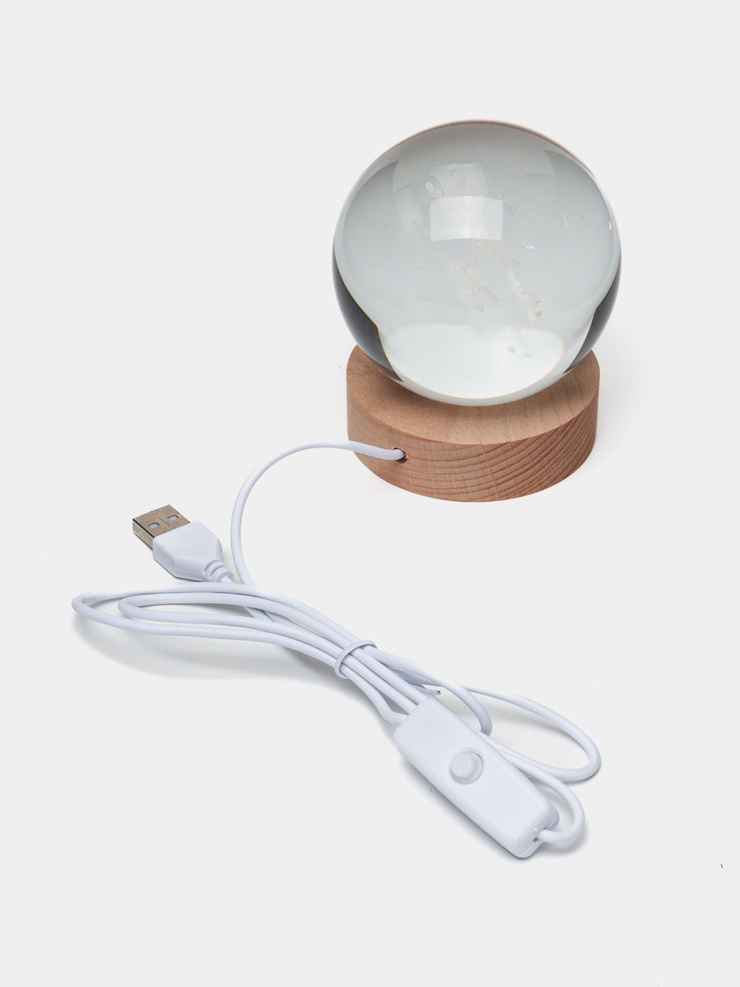 Yog'och asosli galaktik to'p shaklidagi tungi chiroq. 11 turni arzon ...