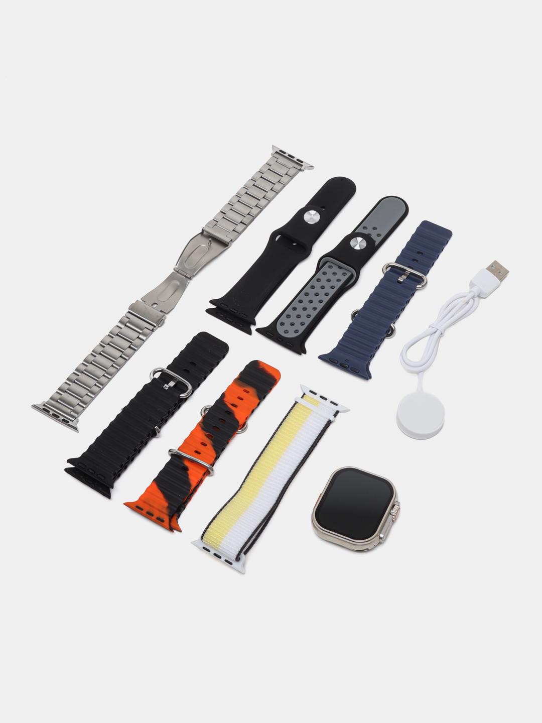 Умные смарт часы Smart Watch ULTRA беспроводная зарядка, чехол и 7 ...