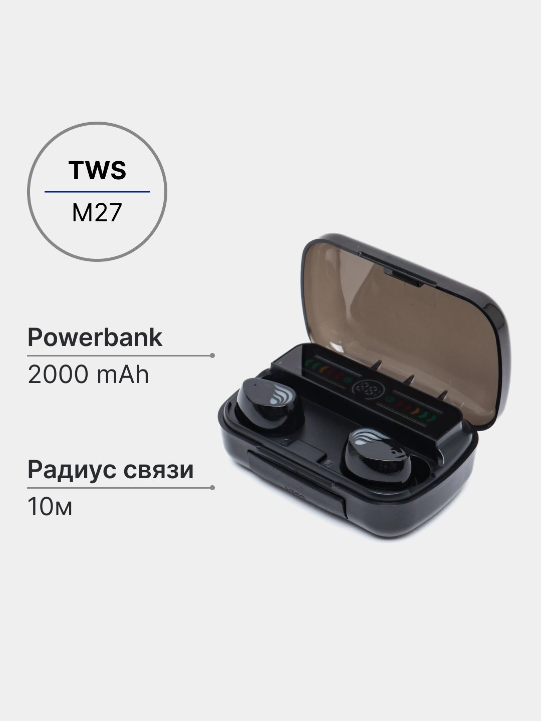 Simsiz quloqchinlar, M10, M5, M19, M20, M27, M28, M30, powerbank keys ...