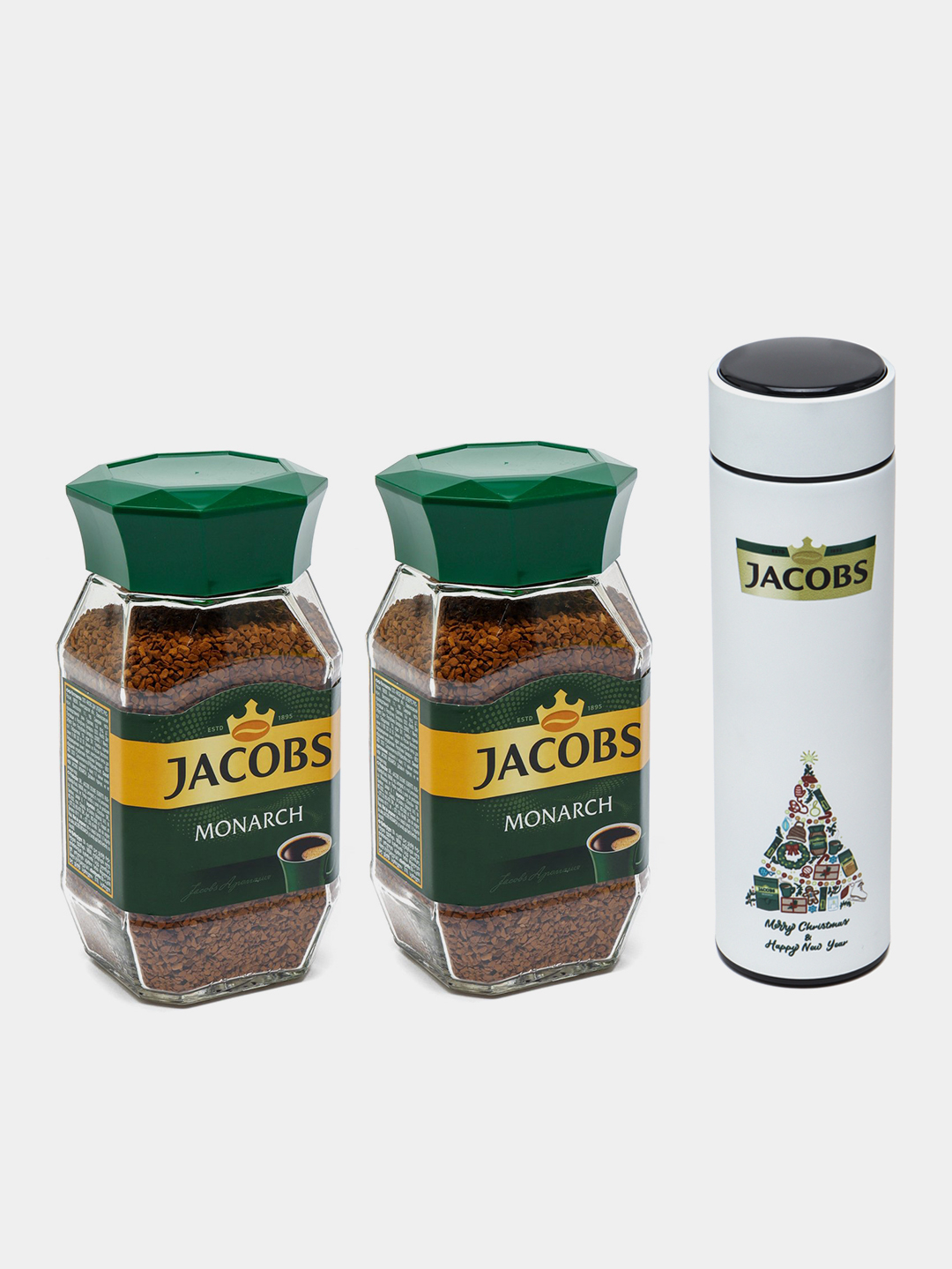 Кофе Jacobs Monarch, 190 г 1+1 Купи кофе получи термос в подарок купить ...