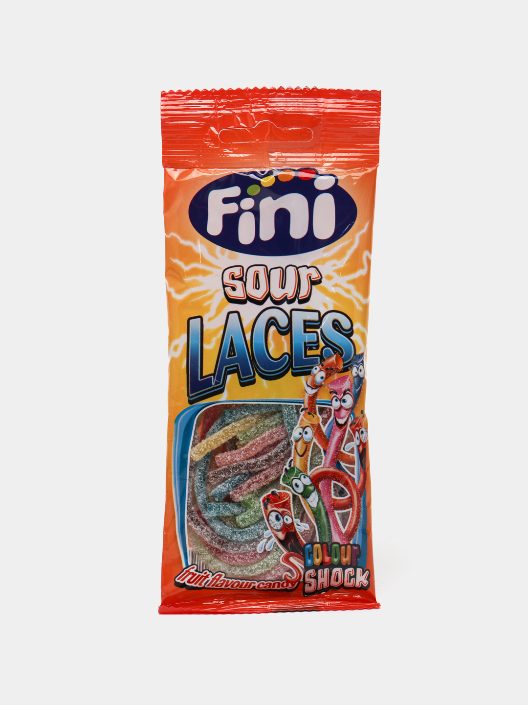 Мармелад FINI Sour Laces, конфеты мармеладные, кислый фруктовый микс ...