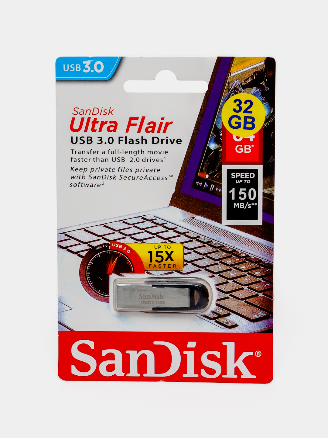 Fleshka Sandisk Ultra Luxe USB 3.1, 8-GB, 16-GB, 32-GB, 64-GB, 128-GB ...