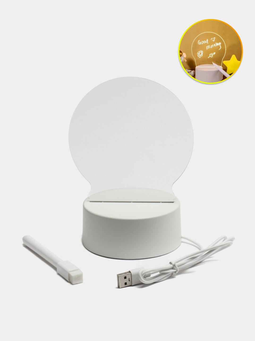 3D chiroq tungi yorug'lik LED, USBni arzon narxda sotib oling — Uzum ...