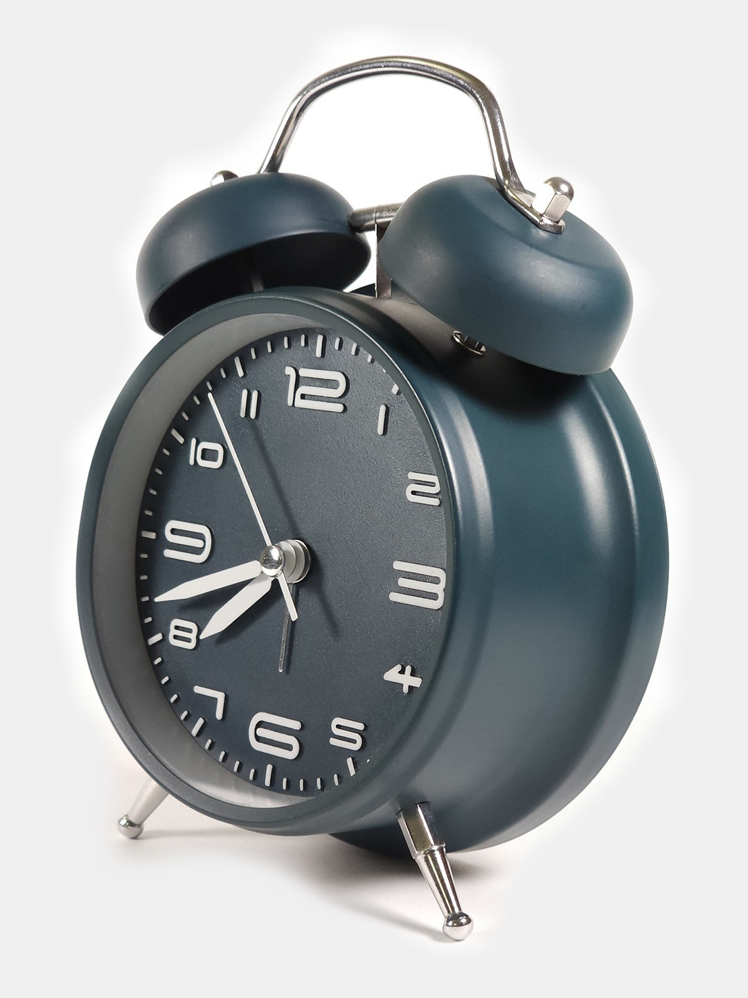 Budilnik klassik stol soati, budinik ovozsis ishlidi, kvarts, metall ...