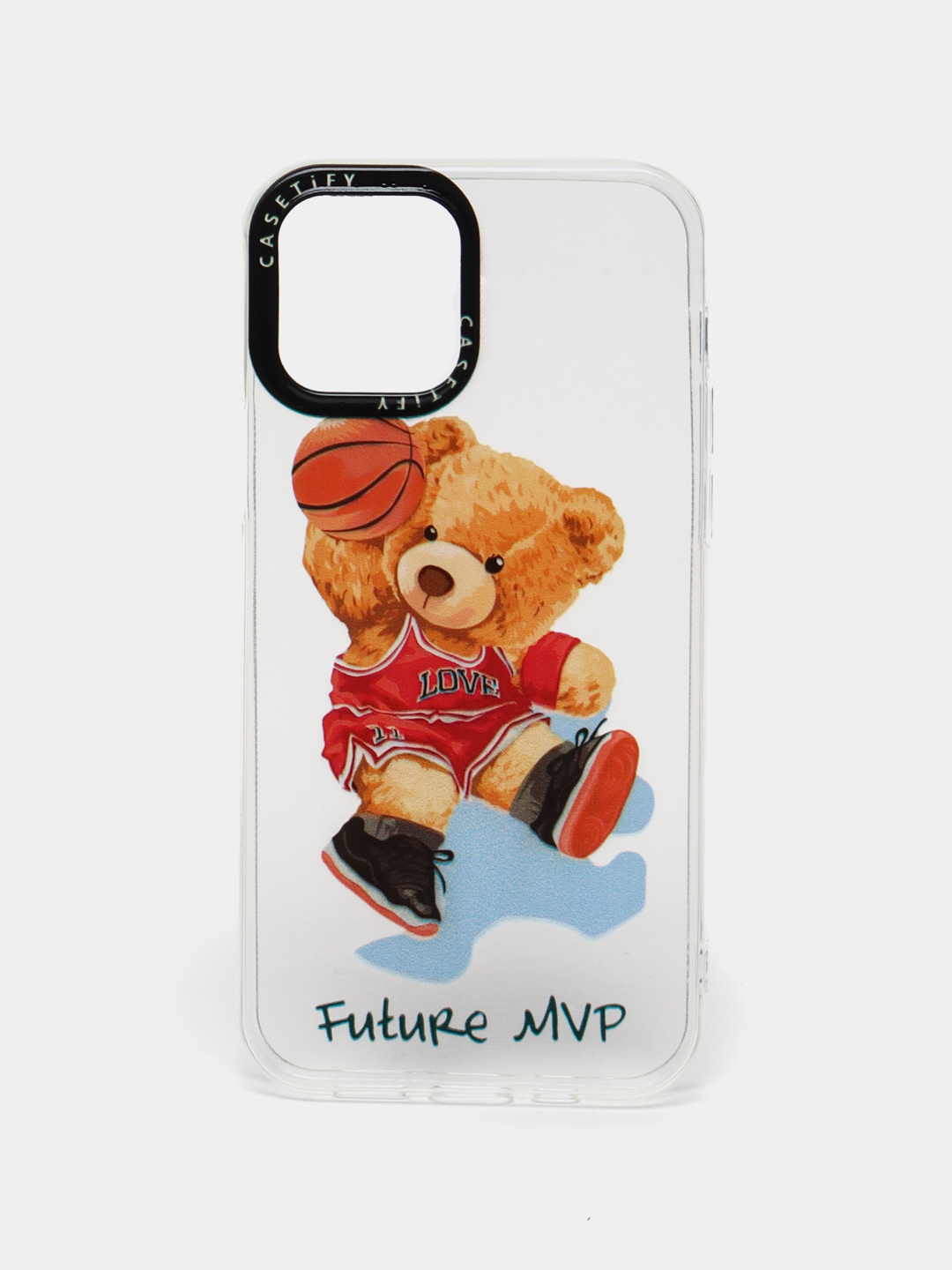 Прозрачные чехлы силиконовые с принтом Teddy Bear iPhone 12/ 13/ 14 ...