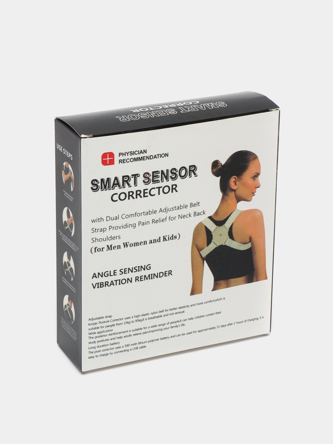 Смарт корректор осанки, Smart Sensor Corrector, ортопедический корсет с ...
