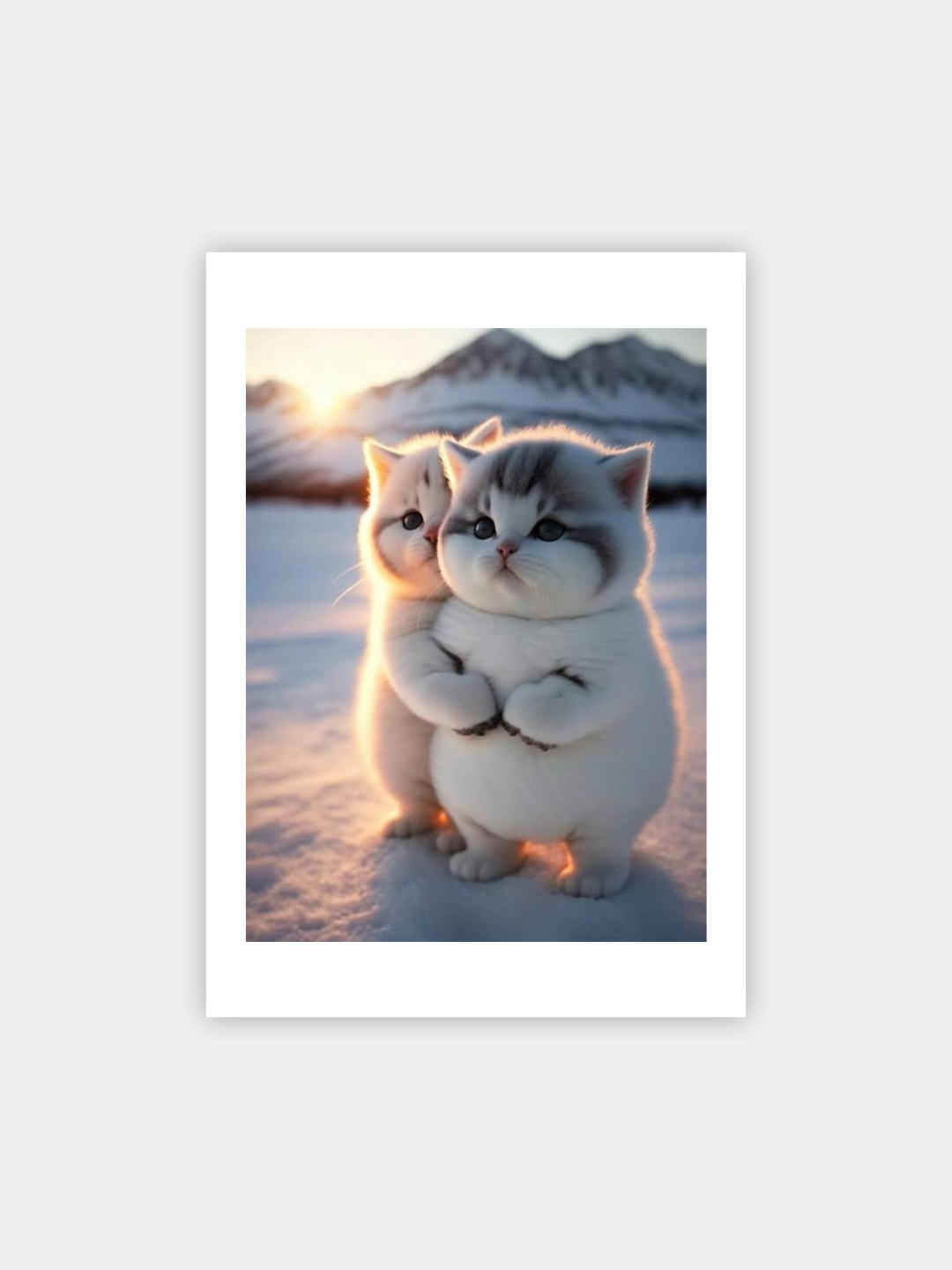 Stiker yoqimtoy mushukchalar sevgi juftligi, i CAT LOVE, yopishuvchan ...