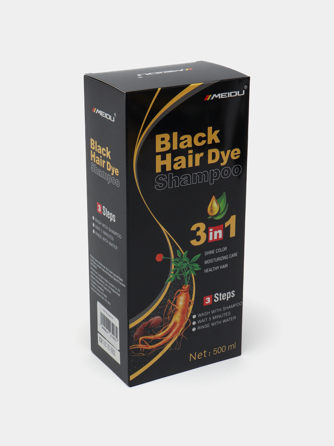 Шампунь-краска MEIDU Black Hair Dye для мужчин и женщин, 500 мл купить ...