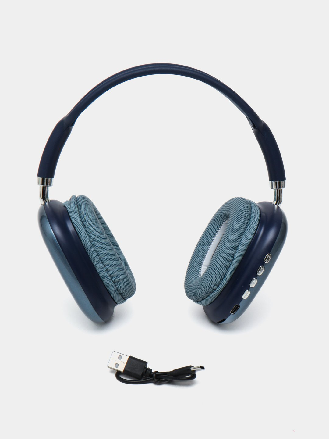 Simsiz Bluetooth naushnik P9, quloqchin mikrofonli, to'liq o'lchamlini ...