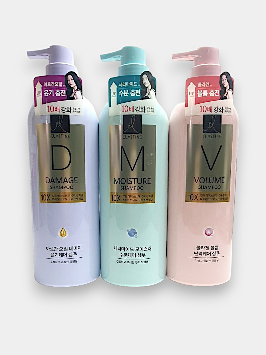 Шампунь LG Elastine Argan Oil Damage, Collagen Volume, Moisture Care 10X, 680 мл, 3 вида купить ...