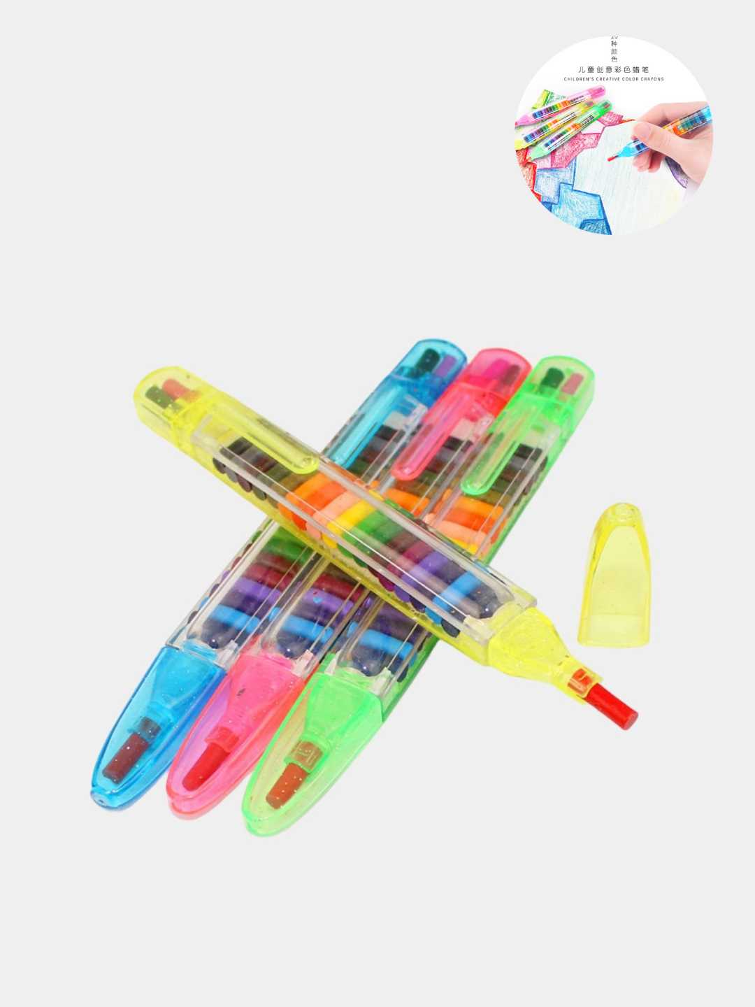 Сhizish uchun rangli qalamlar to'plami, chizish uchun bo'rlar, rangli ...