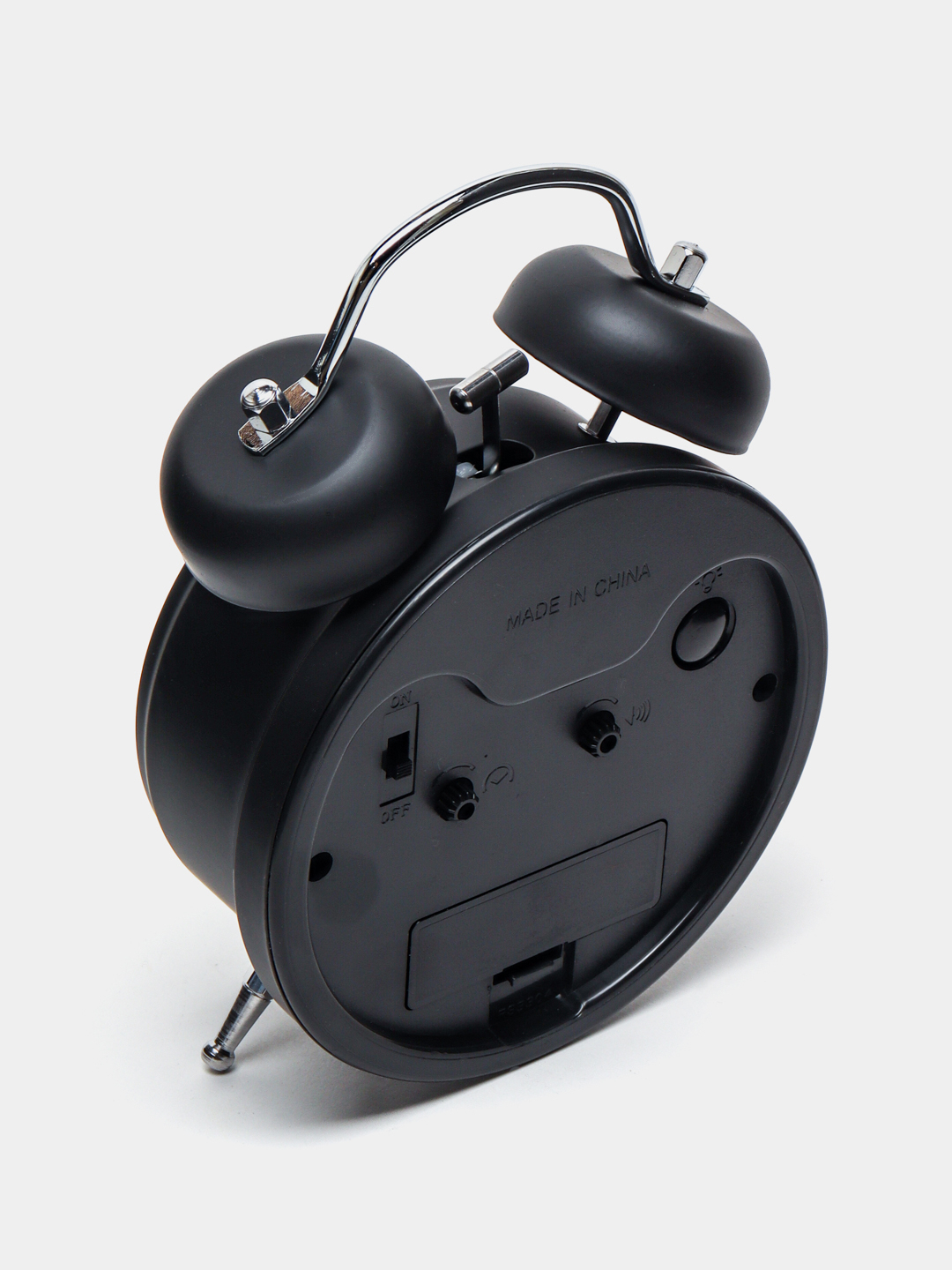 Budilnik klassik stol soati, budinik ovozsis ishlidi, kvarts, metall ...