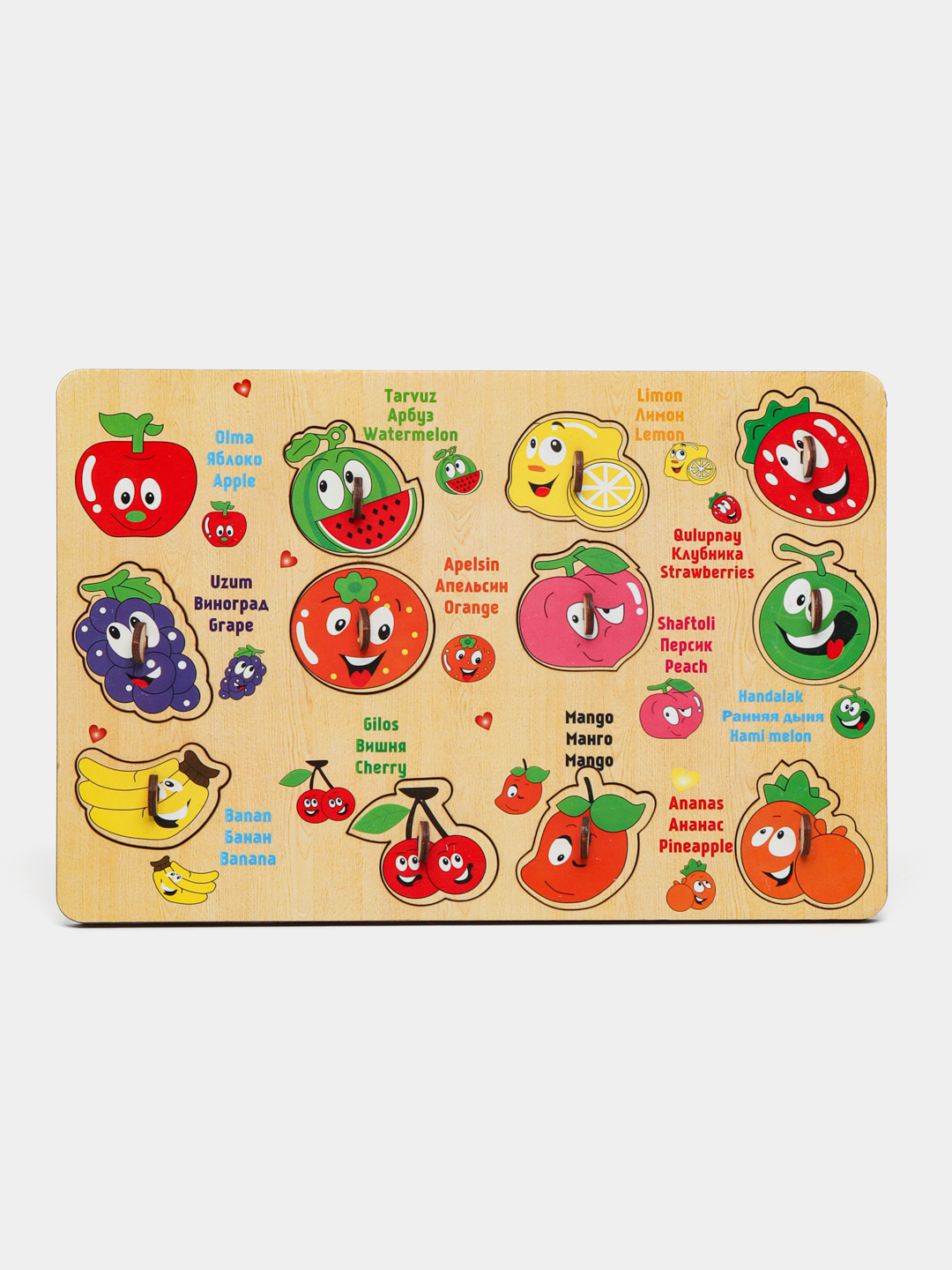 Rivojlantiruvchi pazl, Montessori yog'ochli o'yinchoq, saralovchi ...