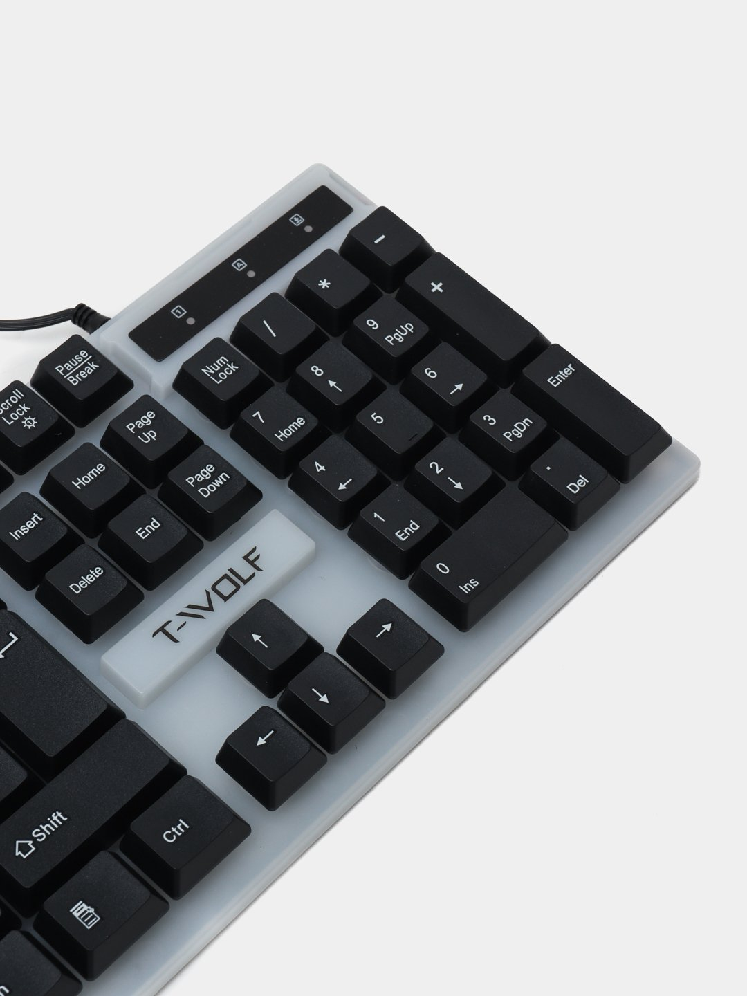 O'yin klaviaturasi va sichqoncha TWOLF TF270 T-WOLF TF 270, RGB podsvetkalini arzon narxda sotib ...