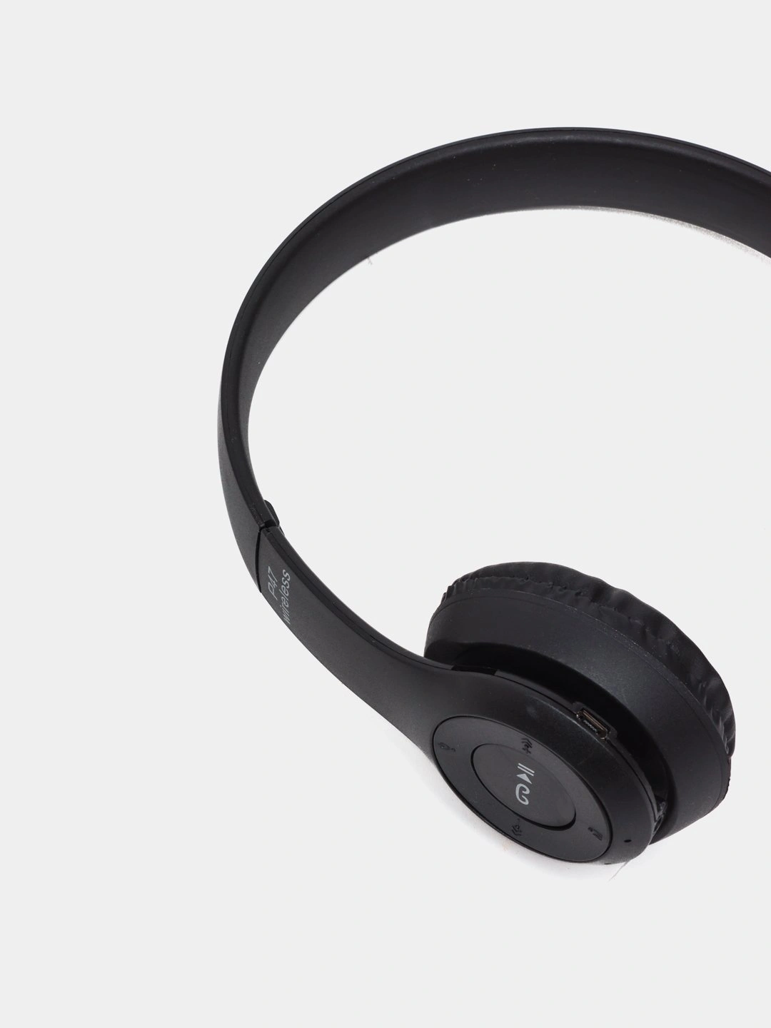 Simsiz Bluetooth naushnik P47, quloqchin mikrofon, radio va fleshka ...