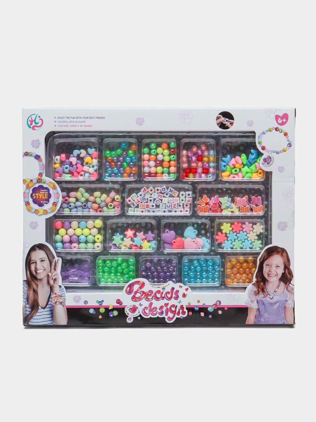 Bilakuzuklar va breloklar yaratish uchun to'plam, munchoqlar va ...