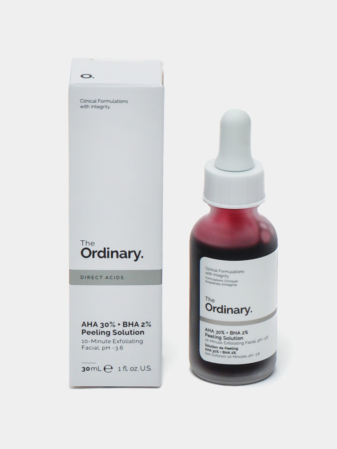 Кровавый пилинг The Ordinary, AHA 30% + BHA 2% Peeling Solution, Канада ...
