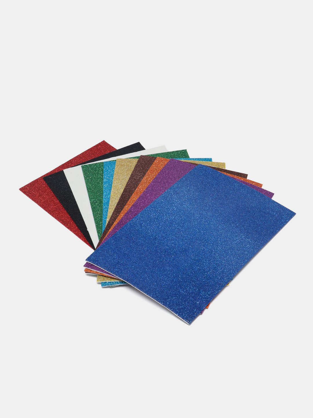 Yaltiroq, zarli rangli qog'oz Purpurina eva, 20 * 30 sm, A4, 10 donani ...