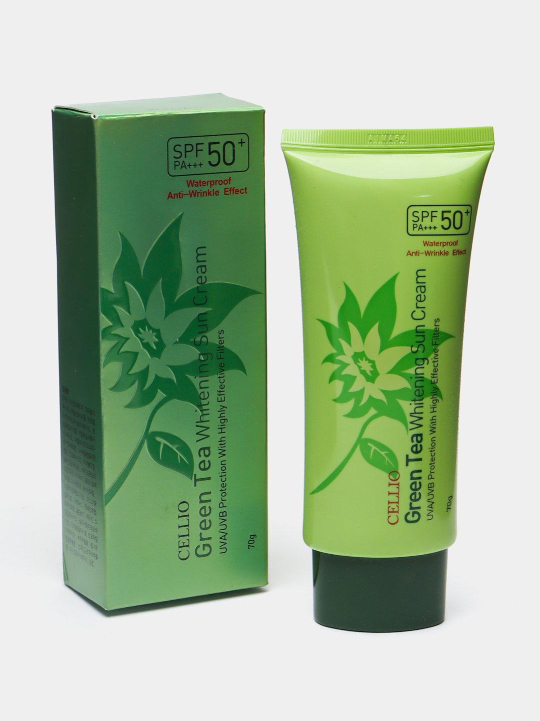 Солнцезащитный крем, крем от загара, Водостойкий, Dr. Cellio SPF50+, 70 ...
