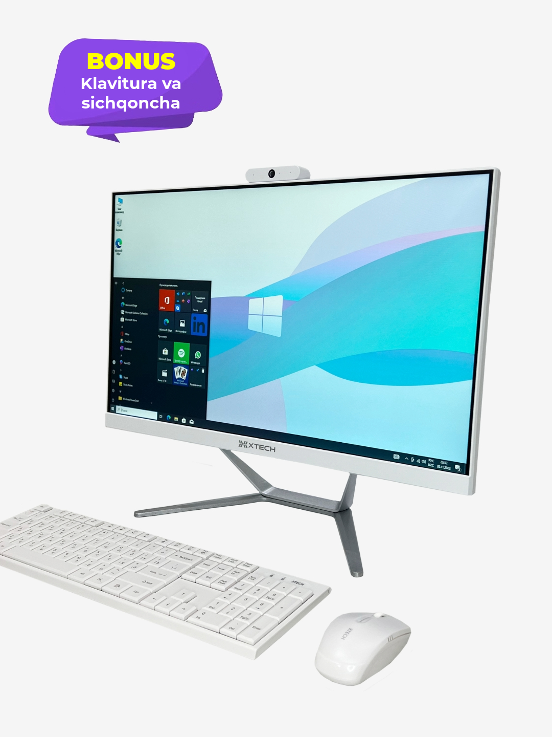 Monoblok Xtech 24 dyuym Full HD / i5-2400 / 8 GB RAM / SSD 256 GB ...
