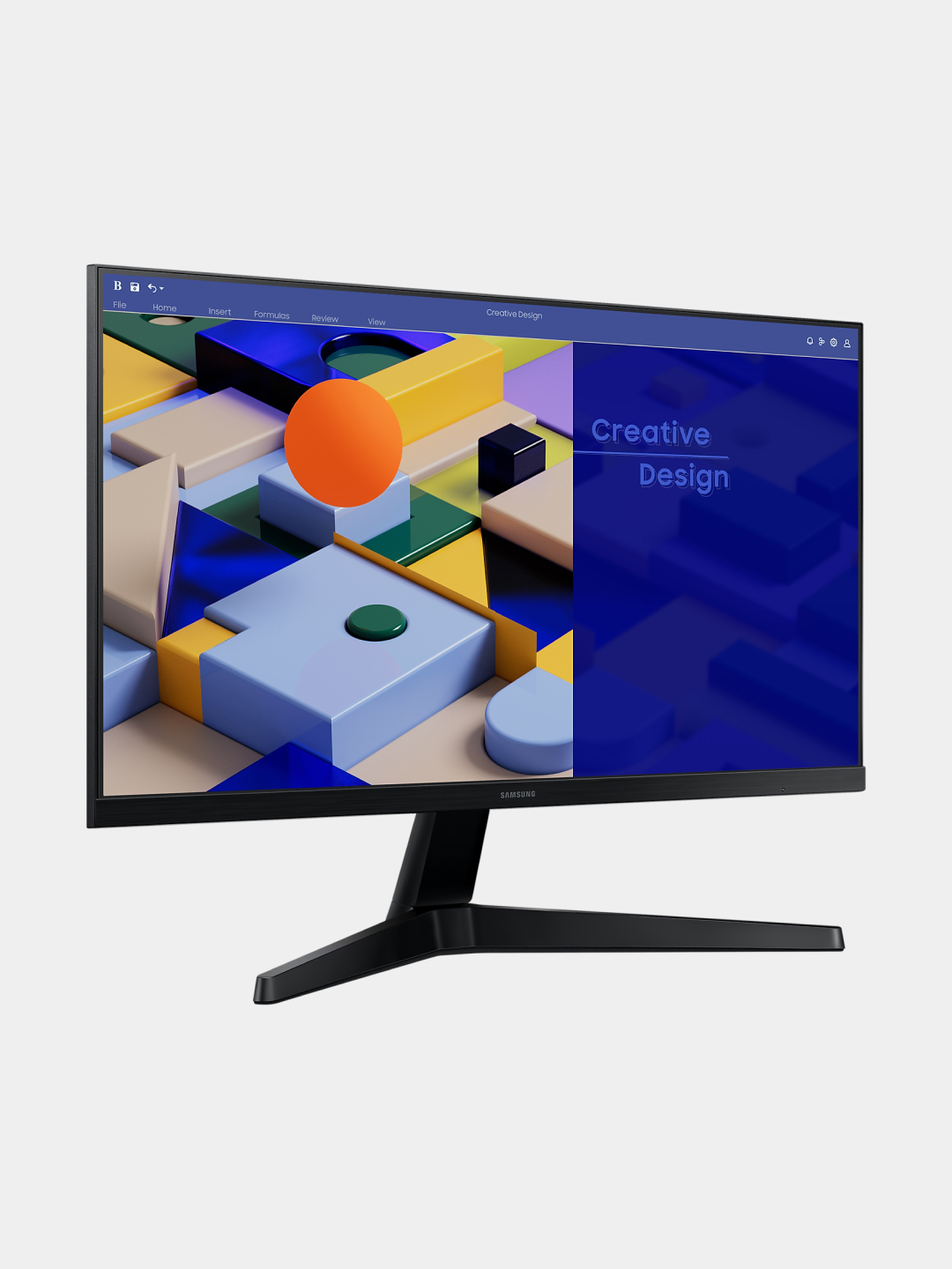 Монитор Samsung Essential S3 S31C 24" и 27", IPS, 75 Гц, FHD, 1920x1080 ...