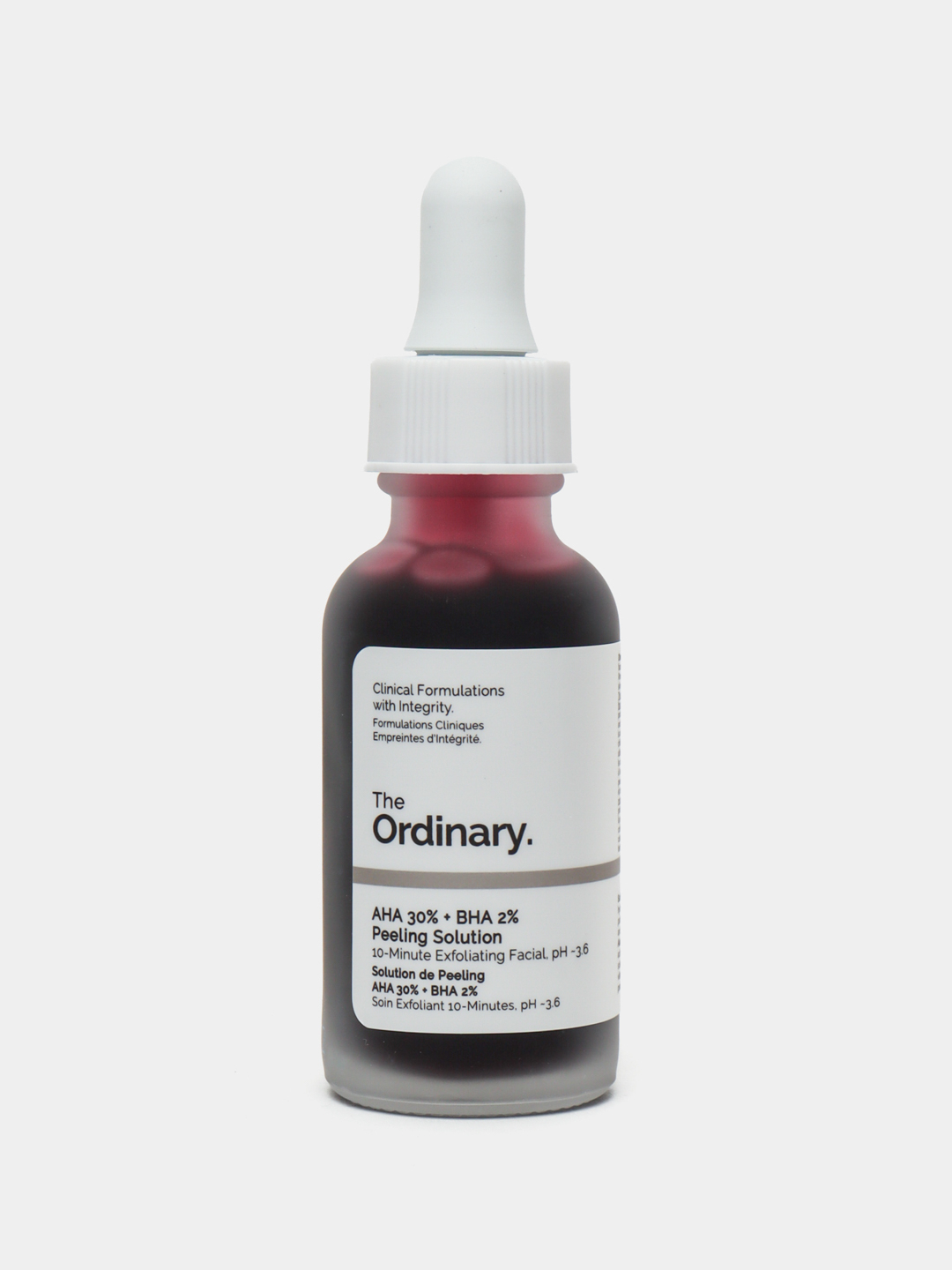 Кровавый пилинг The Ordinary, AHA 30% + BHA 2% Peeling Solution, 30 мл ...
