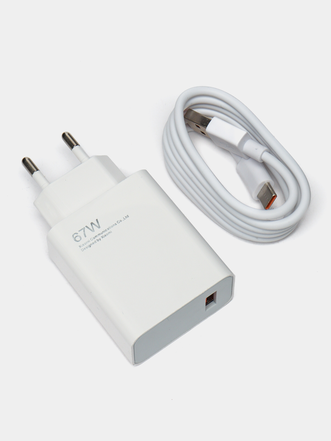 Быстрое зарядное устройство, с кабелем Xiaomi 67W Power Charge MI ...