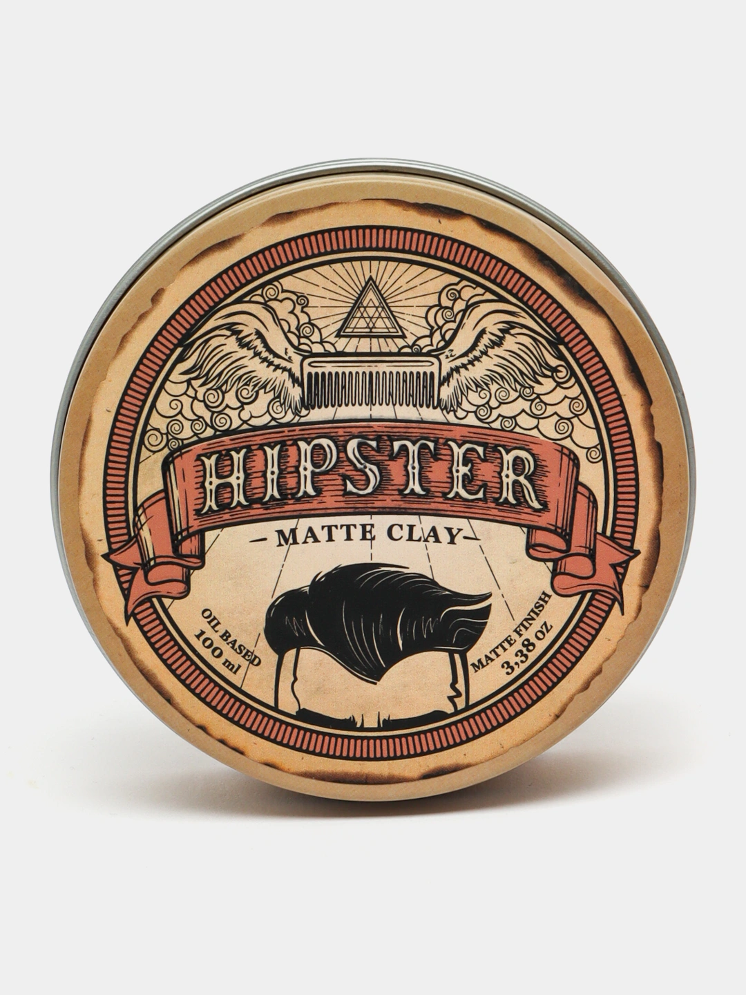 Моделирующая глина Hipster Matte Clay, с сильной фиксацией и матовым ...