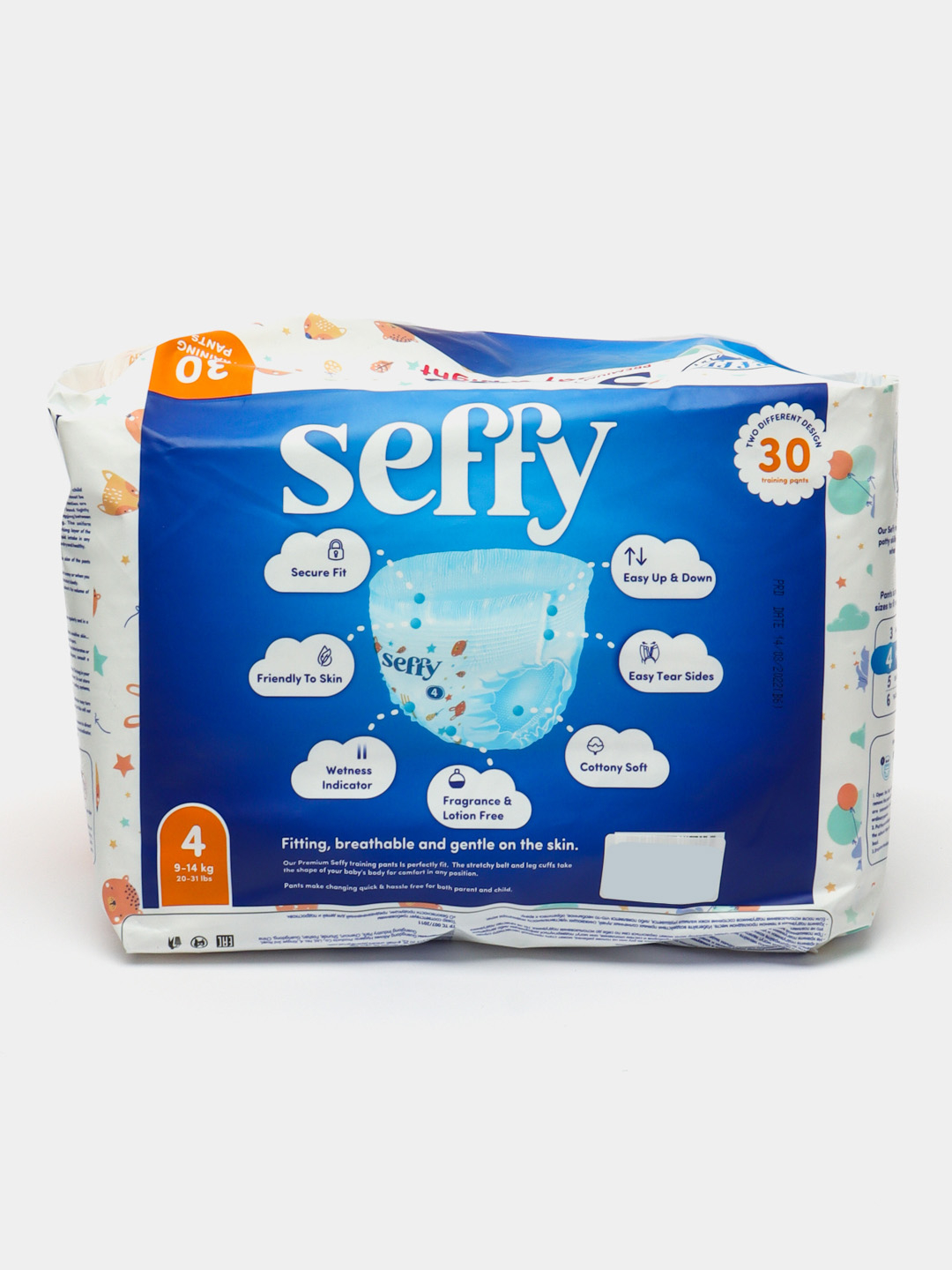 Подгузники-трусики для детей Seffy, размер 4, 30 шт купить по низким ...