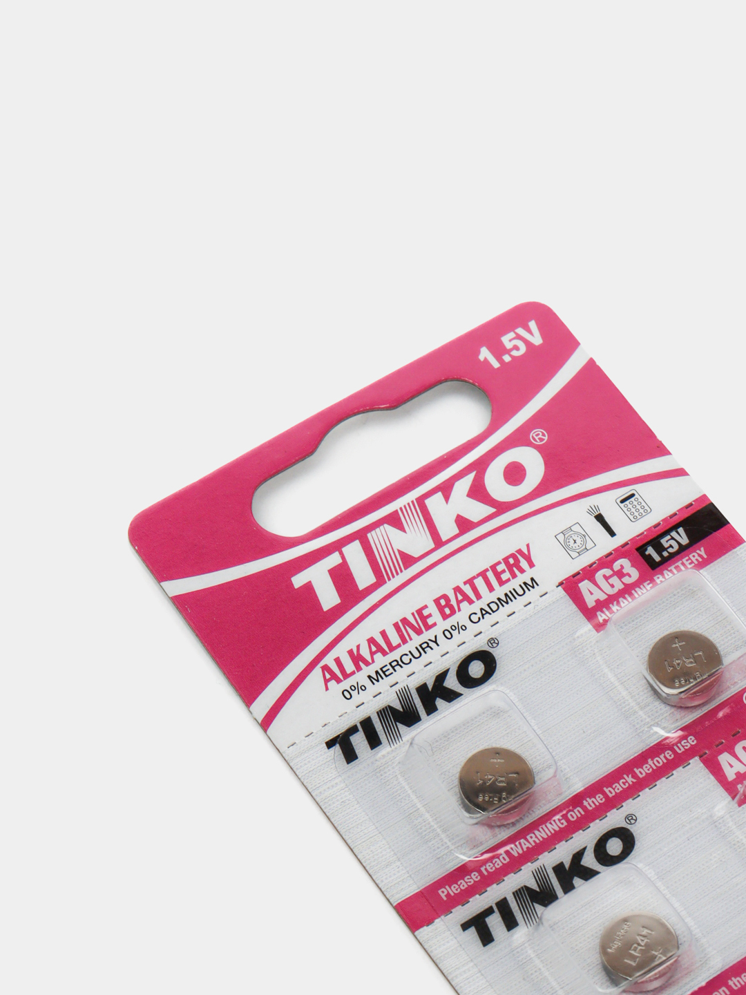 Батарейки кнопочные марки Tinko AG3 (LR41, 1.5 Вт, 10 шт) купить по ...
