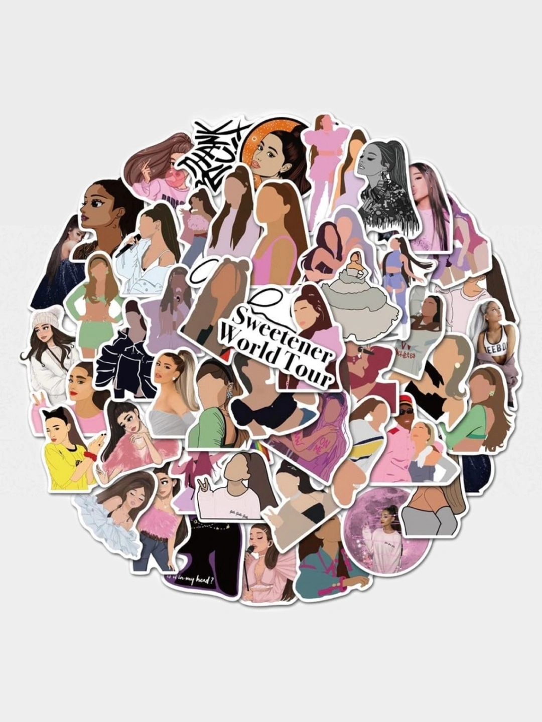 Эстетичные виниловые наклейки-стикеры "Ариана Гранде" и "Тейлор Свифт ...