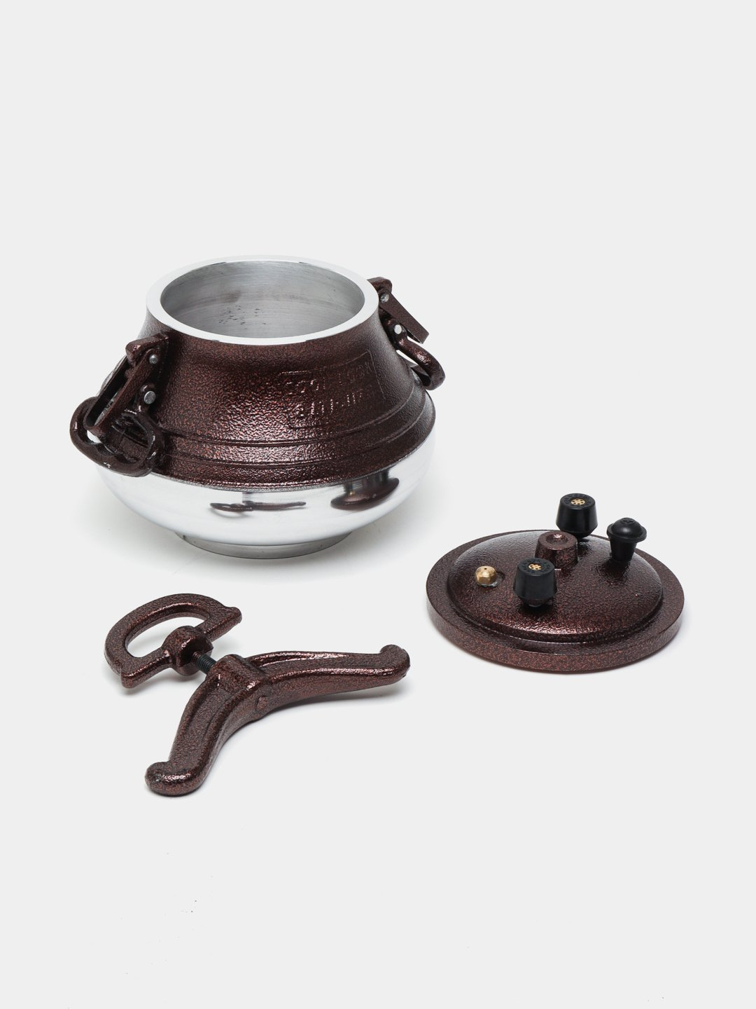 Afg'on qozoni, bosimli tova, quyma alyumin, qopqoqli, plita va gulxan uchun, 5-20 litrni arzon ...