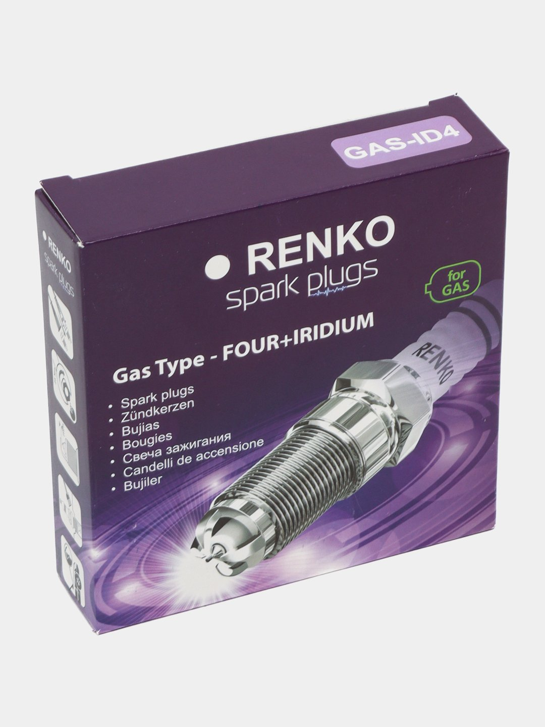Свеча зажигания Иридиум ГАЗ, Ренко Gentra/Cobolt/Nexia3/Spark, 4 ...