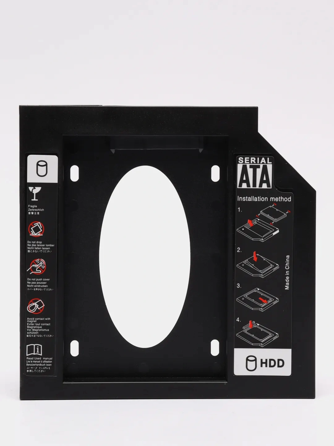 Салазки Optibay 12.7 и 9.5 мм, переходник dvd, ssd, hdd для ноутбука за ...