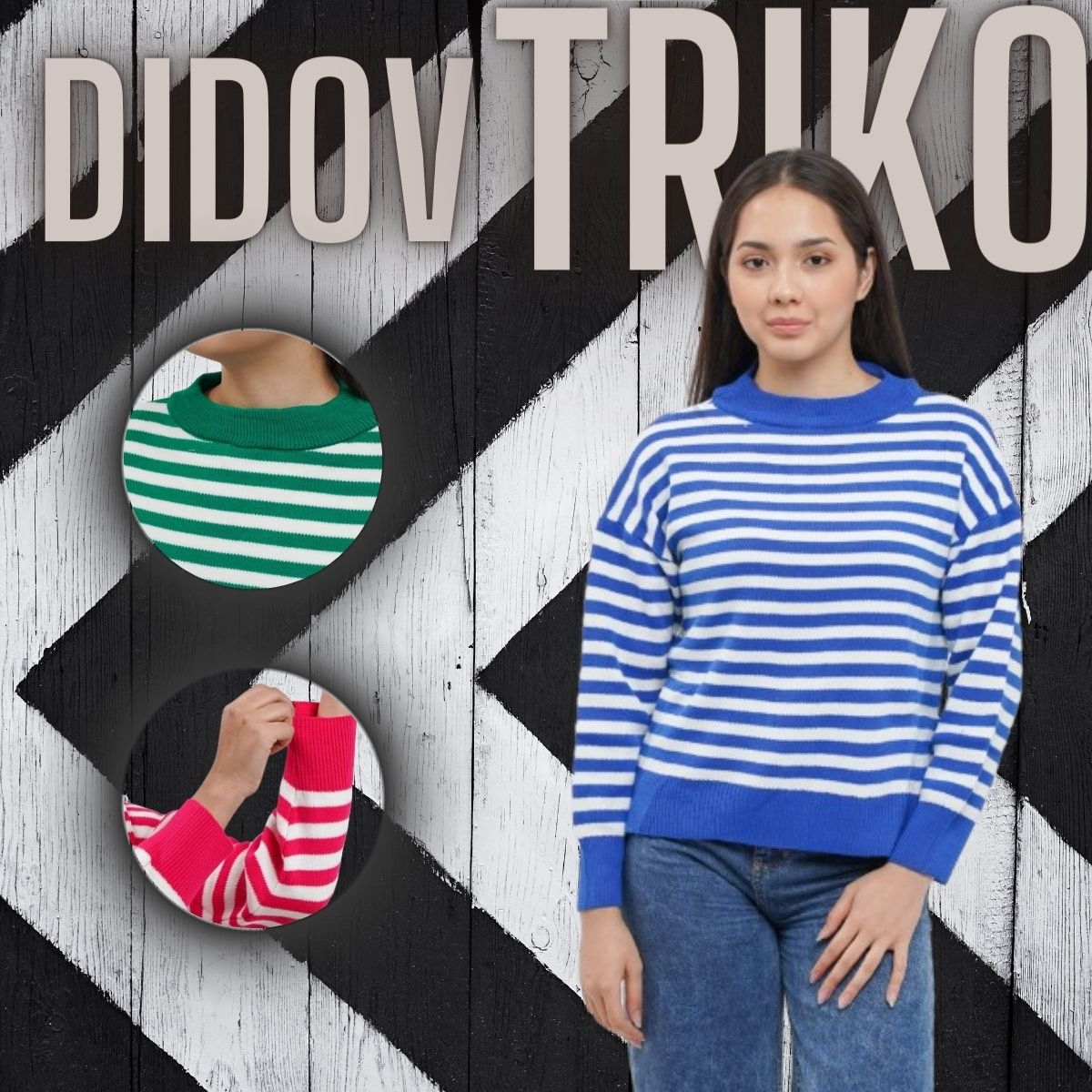 Qizlar va ayollar uchun Didov Triko sviter, oversayzni arzon narxda ...