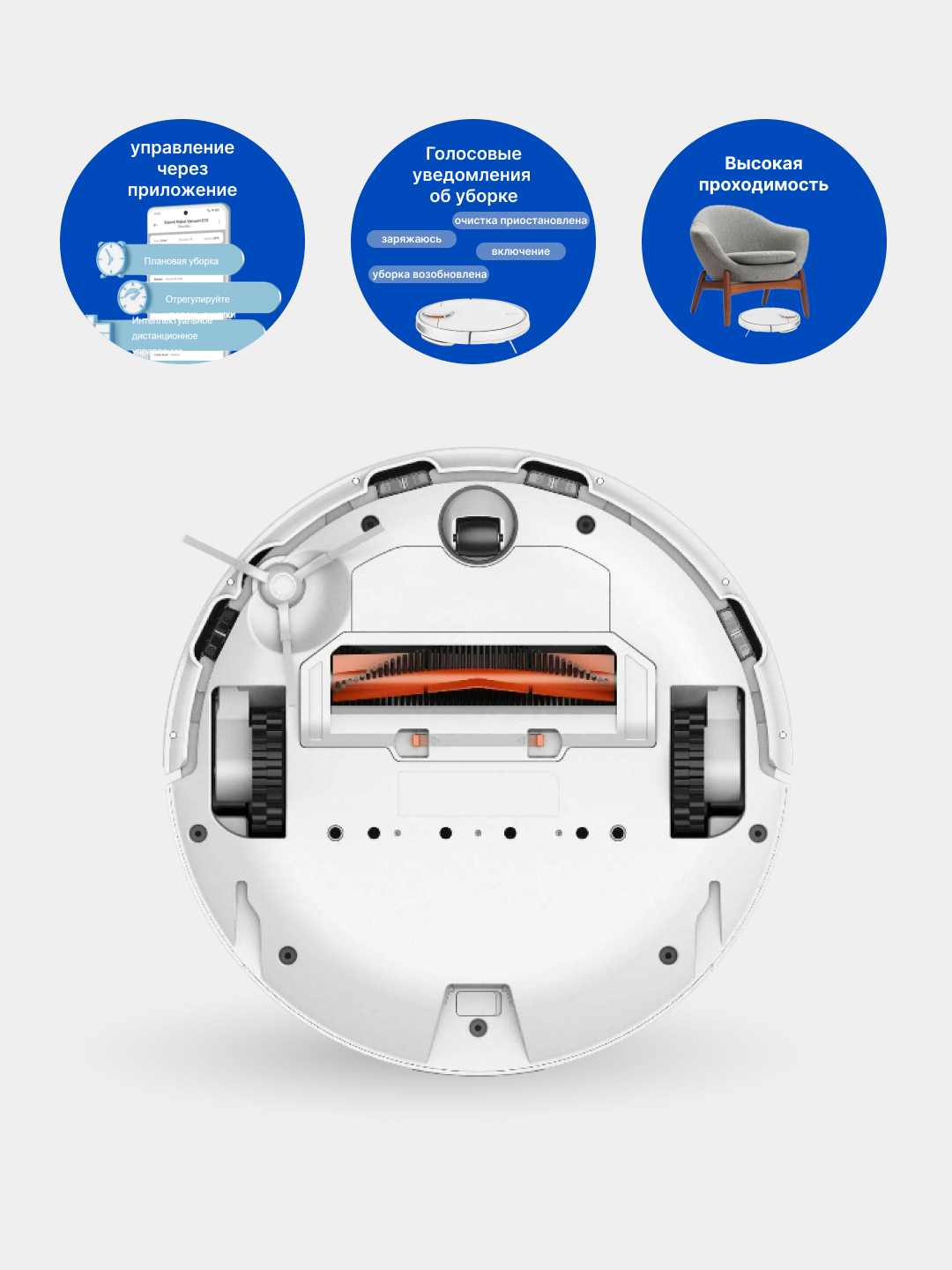 Умный робот пылесос Xiaomi Robot Vacuum S12, X10, S10 со станцией для ...