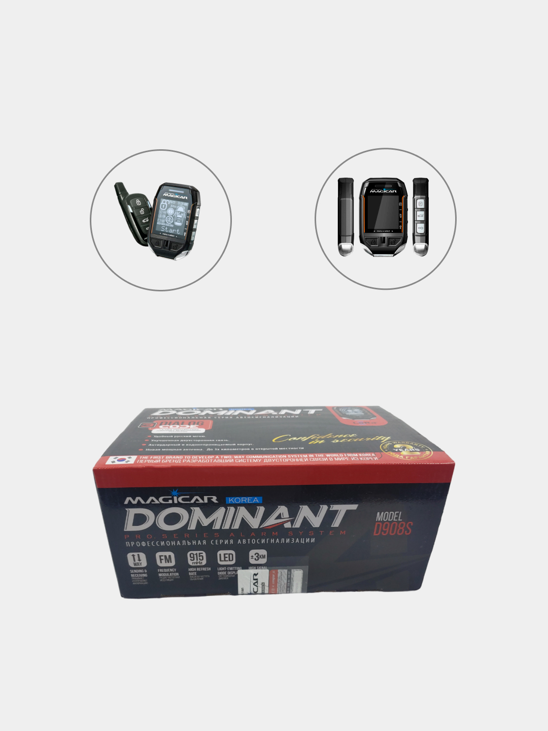 Автосигнализация Dominant Magicar D908S, с дистанционным управлением для авто купить по низким ...