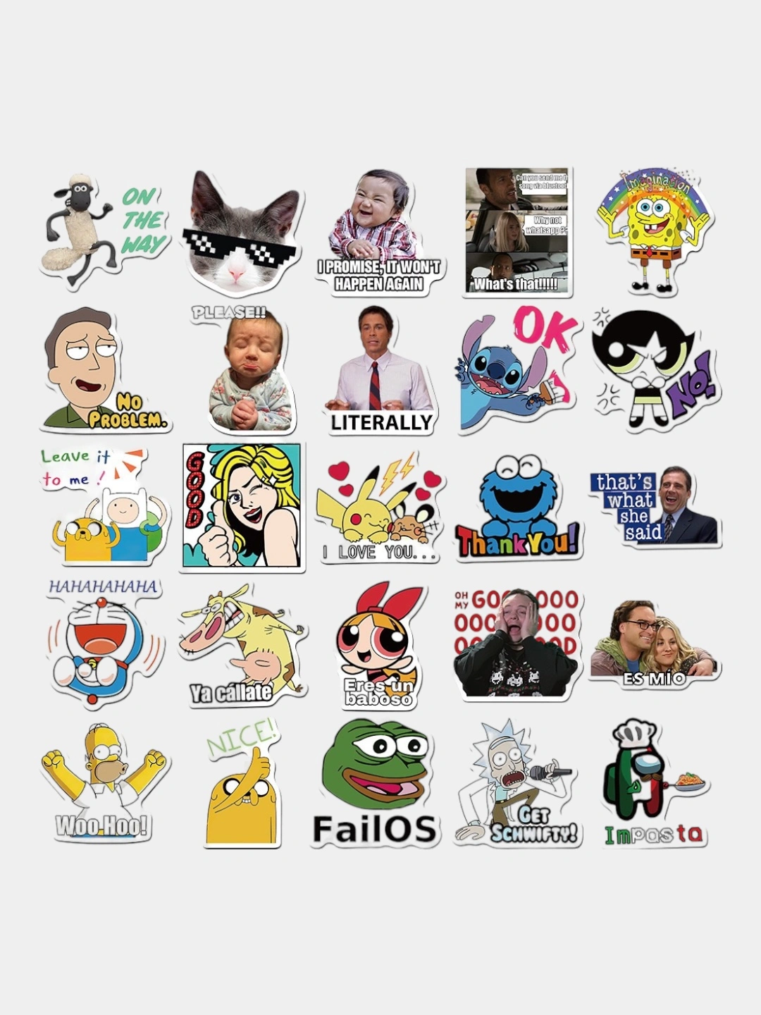 Набор наклеек Memes, стикеры-мемы, 100 шт купить по низким ценам в ...