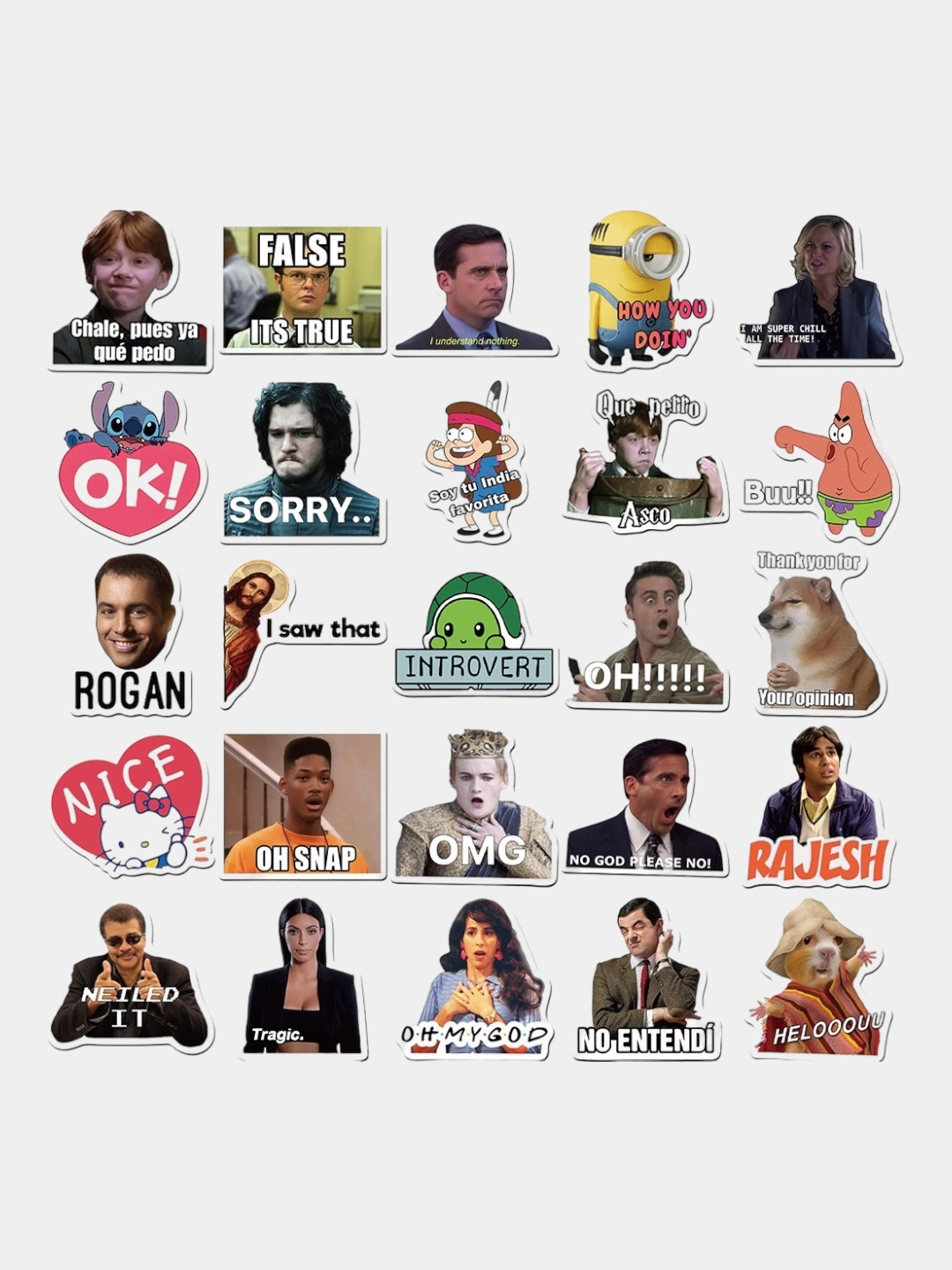 Набор наклеек Memes, стикеры-мемы, 100 шт купить по низким ценам в ...