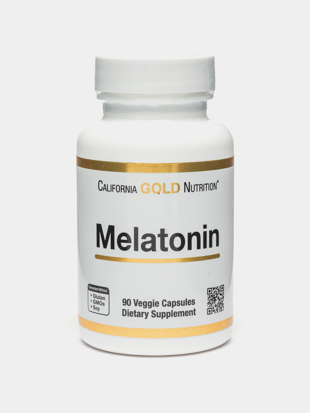California Gold Nutrition, мелатонин, 3 мг, 90 растительных капсул ...