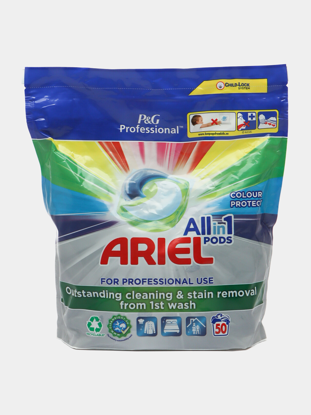 Капсулы для стирки Ariel All in 1 Pods, для цветного белья, 50 шт ...