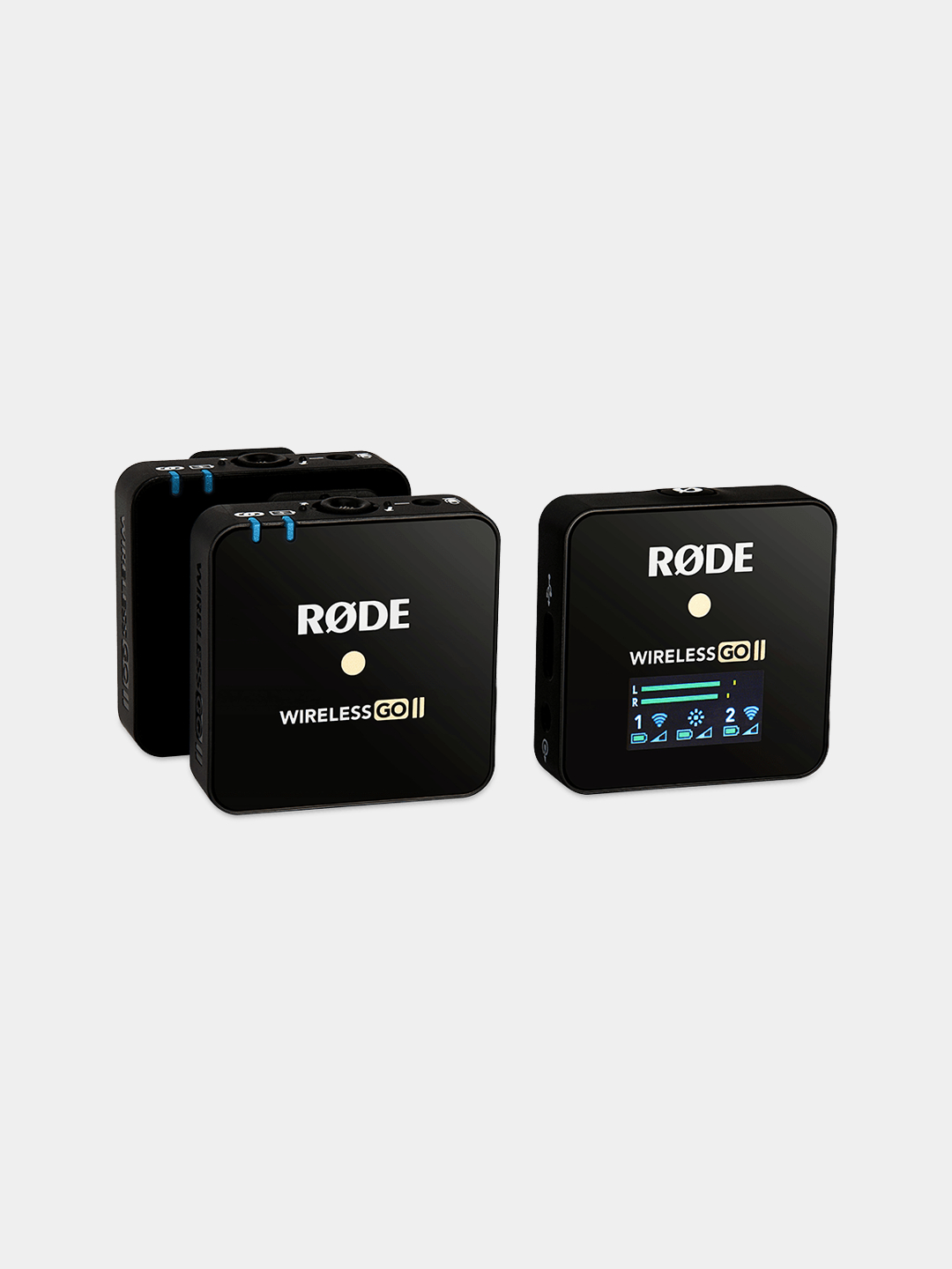 Двухканальный микрофон Rode Wireless Go II, беспроводная зарядка с ...