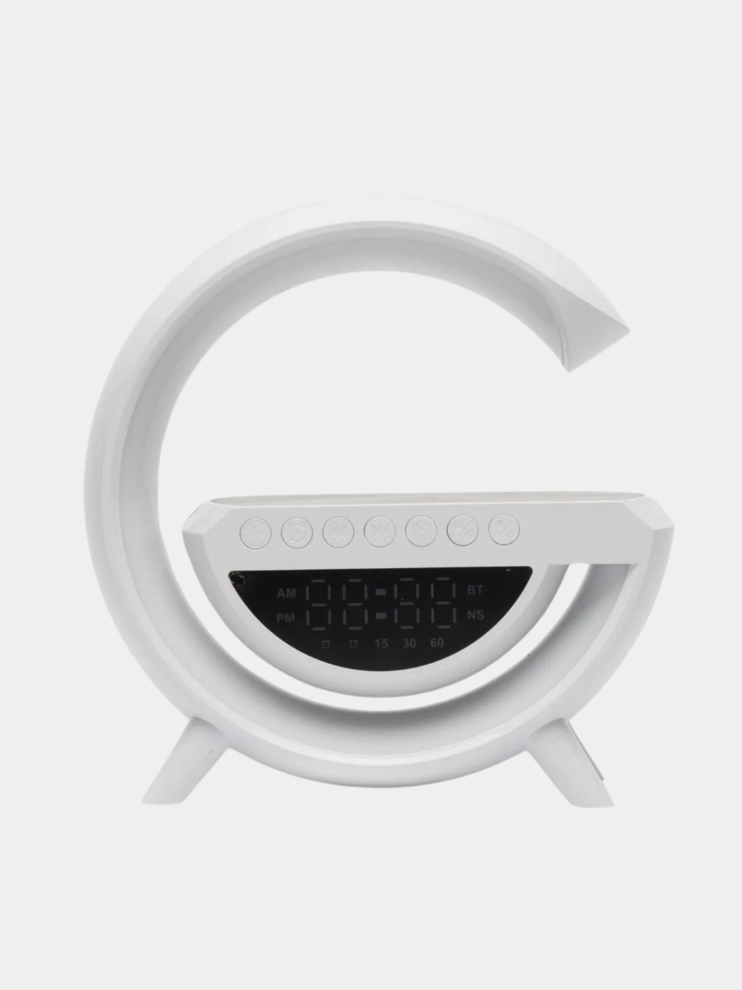 Aqlli svetodiod RGB chiroq, simsiz zaryadlash va kolonka bilan tungi ...