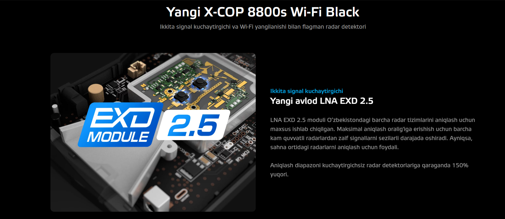 Radar detektori Neoline X-COP 8800s Wi-Fi Black + avtomobil ...