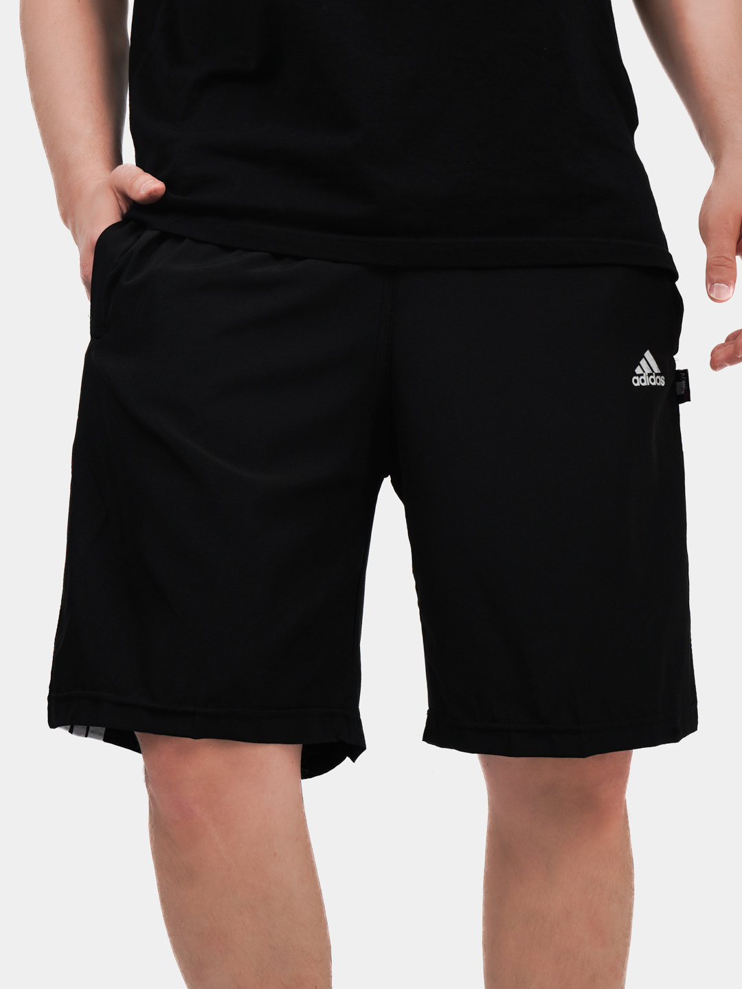 Erkaklar uchun o'rta uzunlikdagi cho'ntakli shortiklar, shortik sport ...