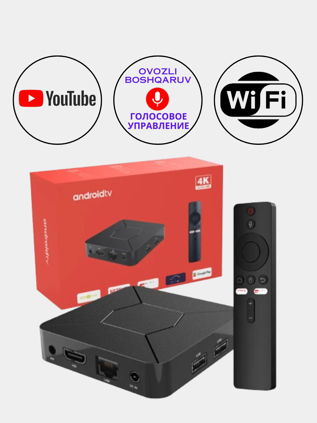 Смарт ТВ приставка Android Smart TV Box Q5, Z6, M98 PRO, X88 PRO, Tanix ...