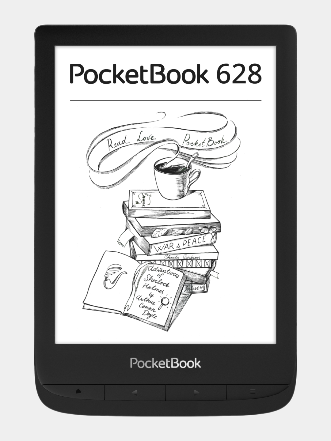Электронная книга PocketBook 628 PB628-P-CIS, PB628-R-CIS купить по ...