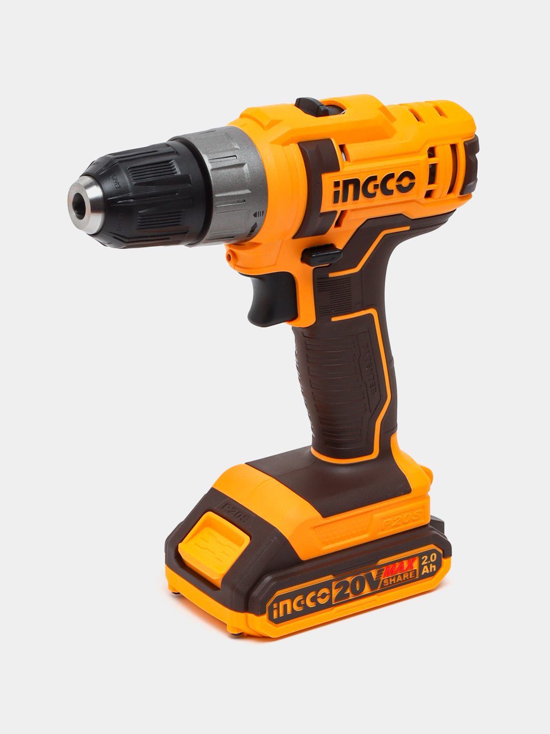 Аккумуляторная дрель-шуруповерт Li-ion, 20 В INGCO CDLI200528 купить по ...