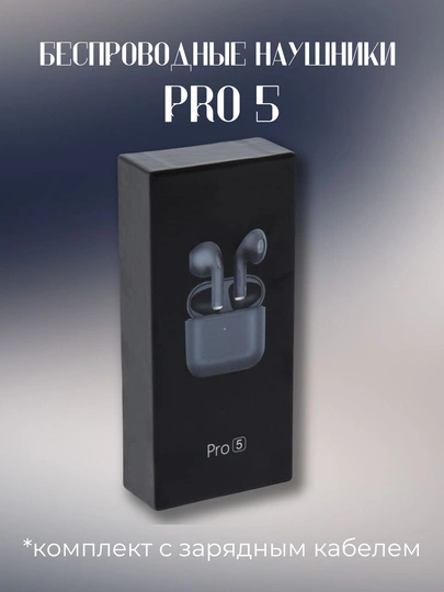 Quloqchinlar simsiz, mikrofon bilan, sensorli Pro 5, Bluetooth 5, har ...