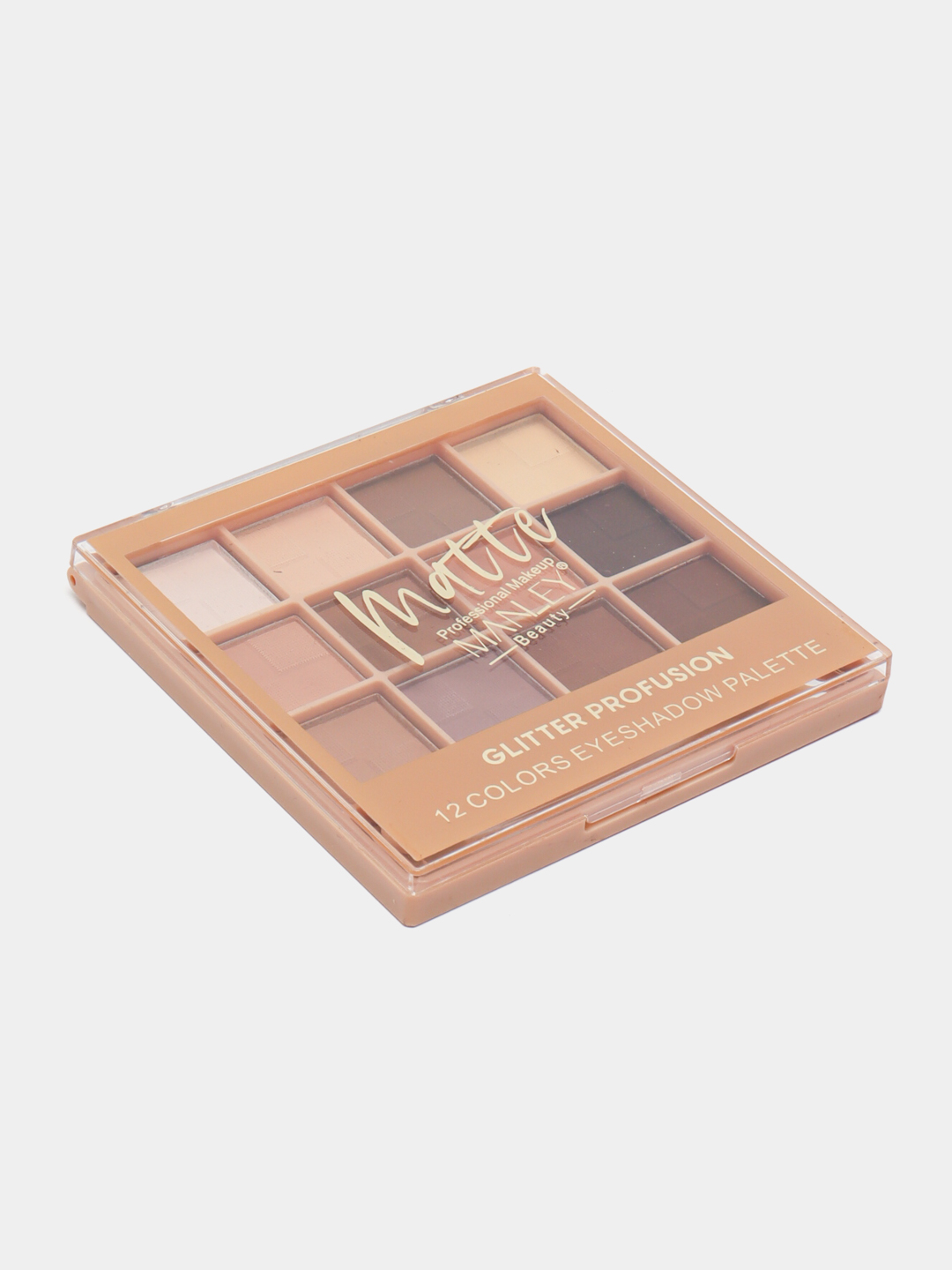 Ko'z soyalari palitrasi Matte Manley Beauty Professional Makeup, 12 ta ...